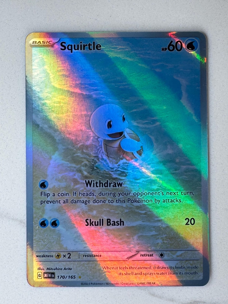 Scarlet & Violet 151 Starters ENG Proxy/orica, Unoffical - Etsy