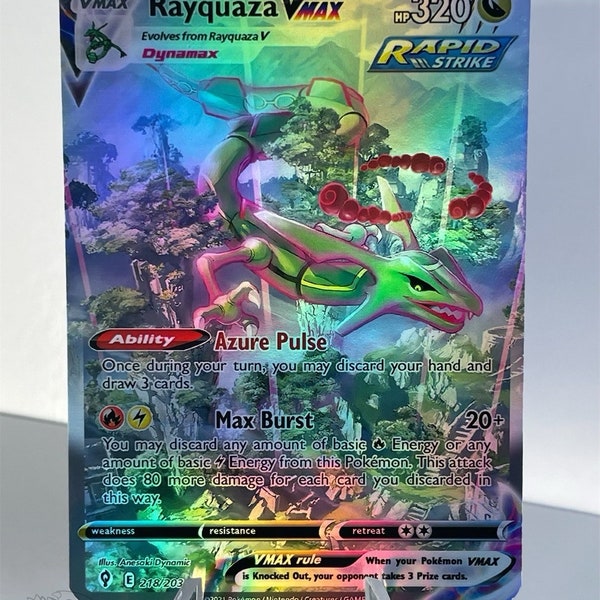 Vmax Rayquaza - Etsy