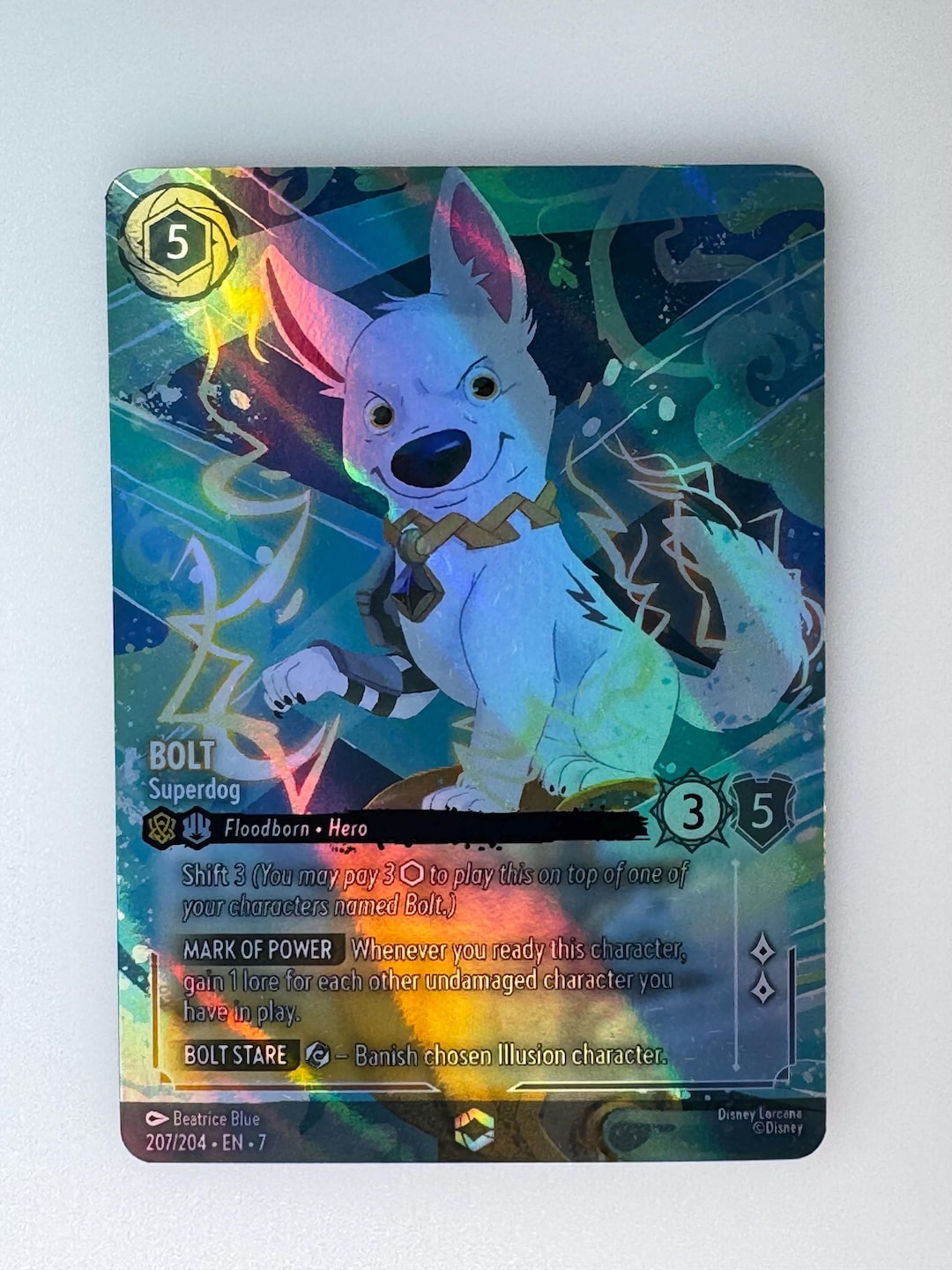 Bolt Superdog (alt Art) Lorcana Proxy/orica ENG/FRE - Etsy