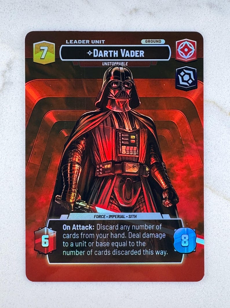 Darth Vader Unstoppable LAW Proxy/orica, (showcase) - Etsy