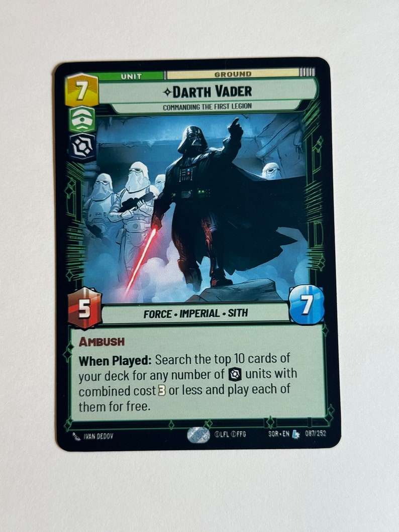 Darth Vader Commanding the First Legion SOR Proxy/orica, Common/holo ...