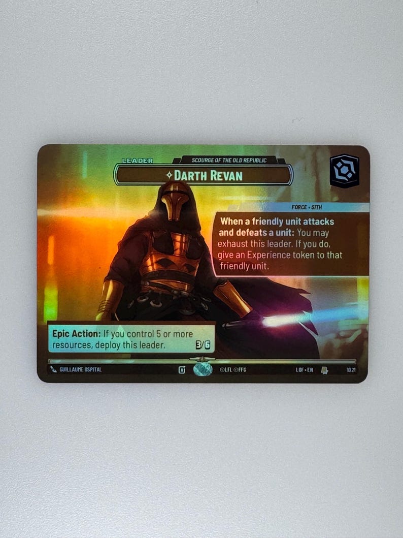 Darth Revan Scourge of the Old Republic LOF Proxy/orica, (showcase ...