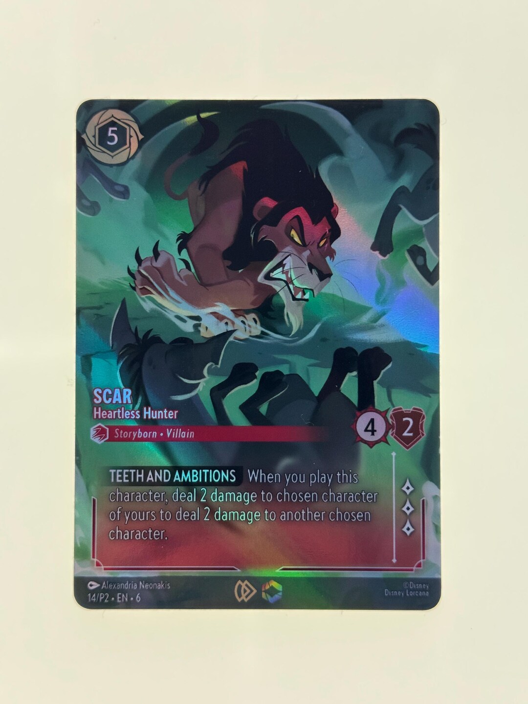 Scar Heartless Hunter (alt Art) Promo Lorcana Proxy/orica - Etsy