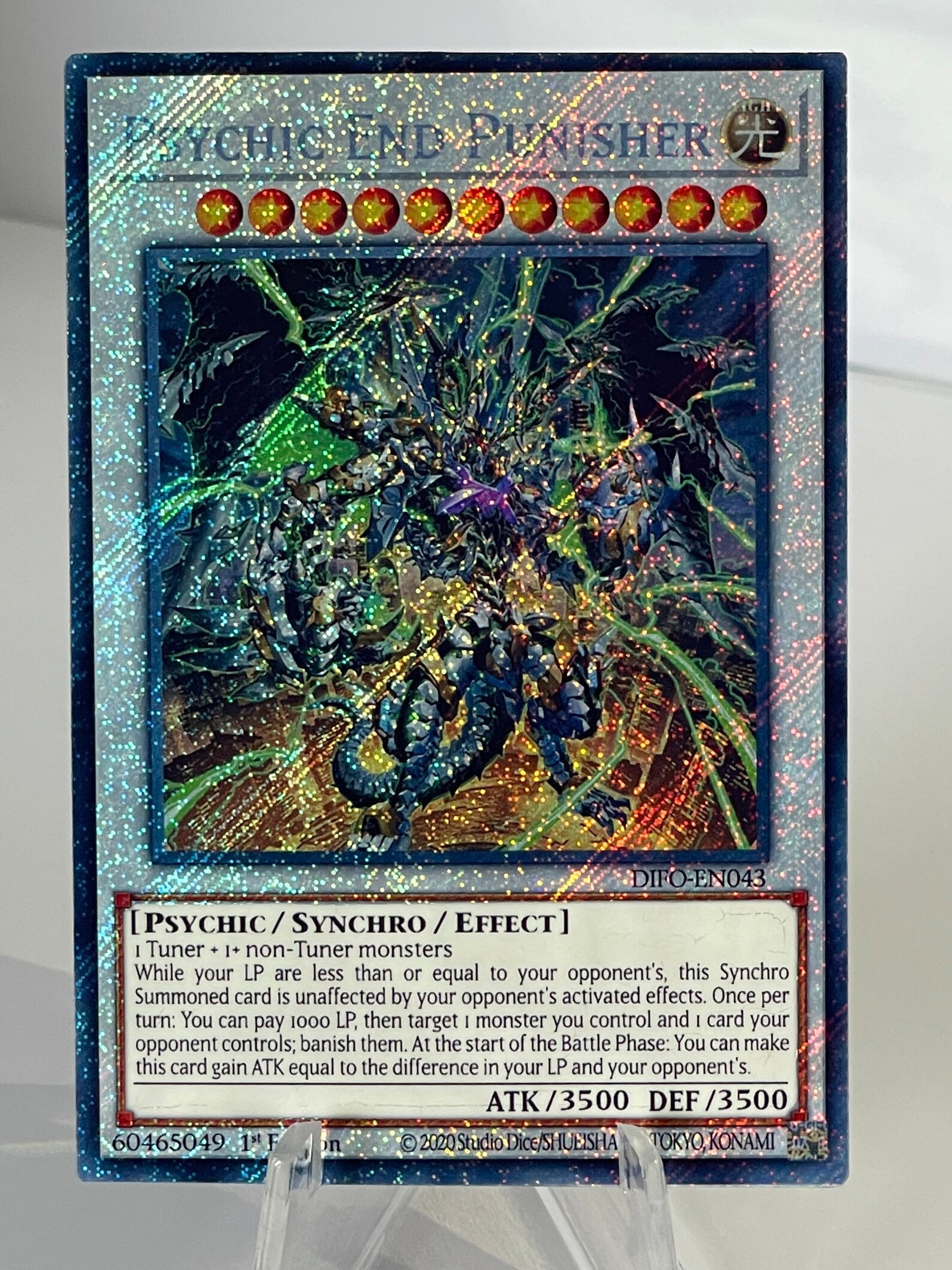Psychic End Punisher Proxy/orica Secret Rare - Etsy