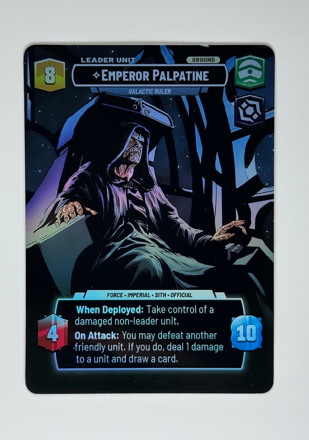 Emperor Palpatine Galactic Ruler SOR Proxy/orica, (showcase) - Etsy