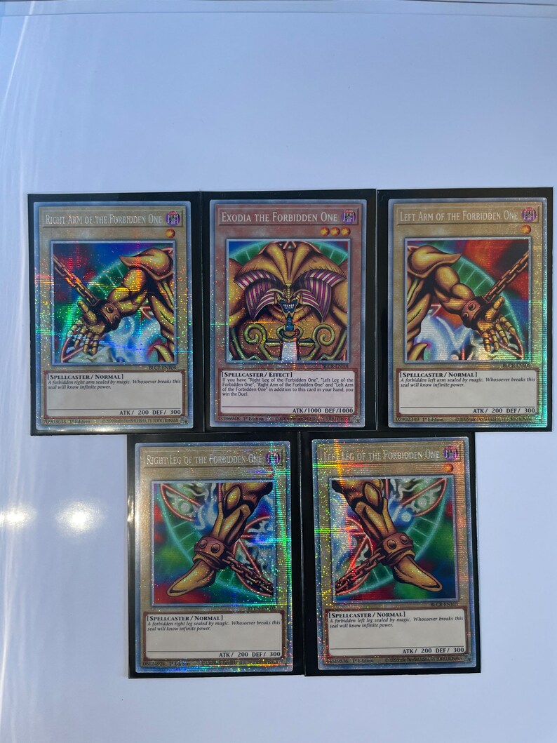 Exodia the Forbidden One Proxy/orica Prismaticstarlight - Etsy