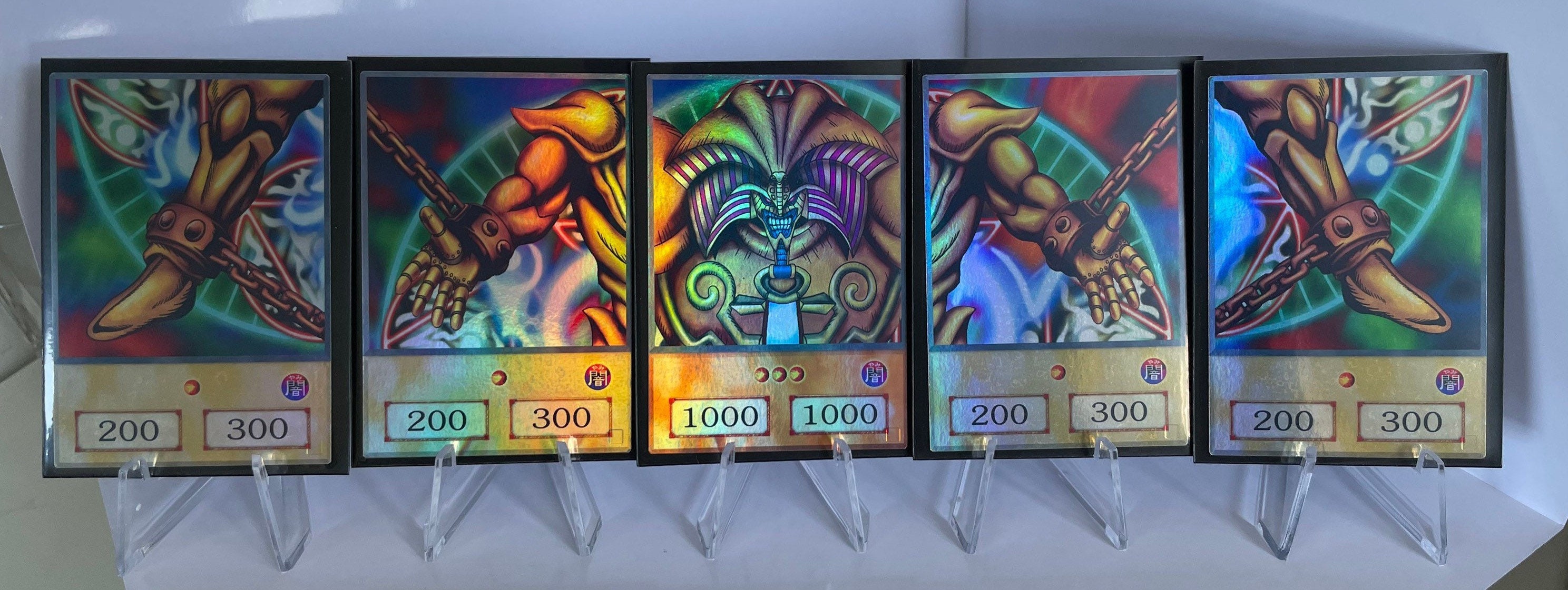 Exodia the Forbidden One Set Anime Style Proxy/orica Ultra - Etsy