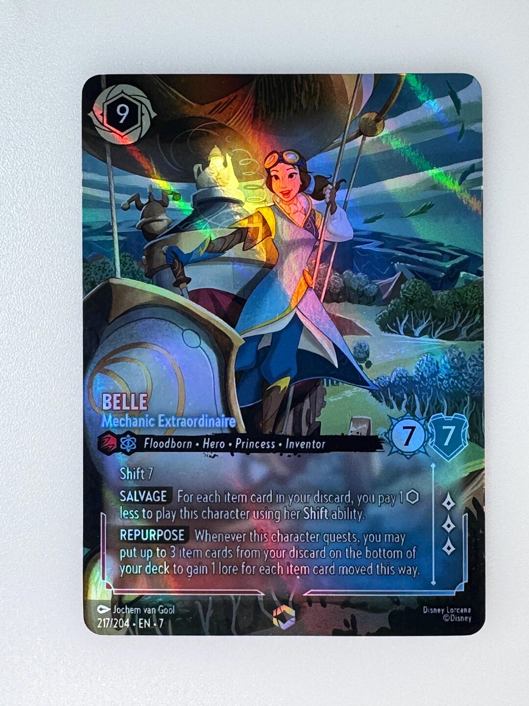 Belle Mechanic Extraordinaire (alt Art) Lorcana Proxy/orica ENG/FRE - Etsy