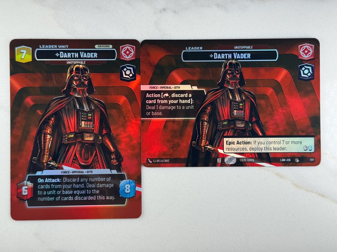 Darth Vader Unstoppable LAW Proxy/orica, (showcase) - Etsy