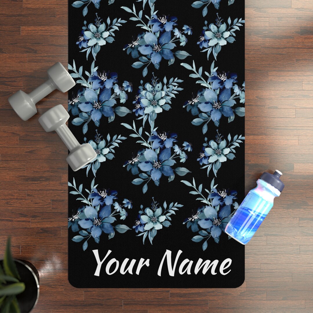 Custom Printed Rubber Yoga Mat: Personalized Fitness - Etsy