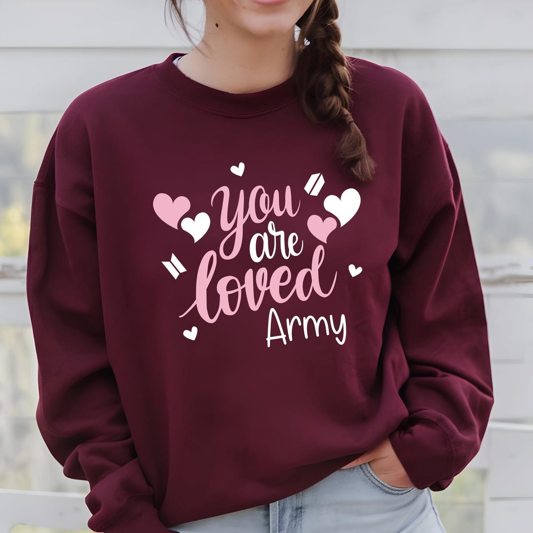 BTS Valentine Sweatshirt, BTS Sweatshirt, Bangtan Sweatshirt, Bangtan ...