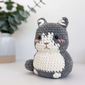Tofu the Cat | Amigurumi Crochet Pattern | Digital File - Etsy