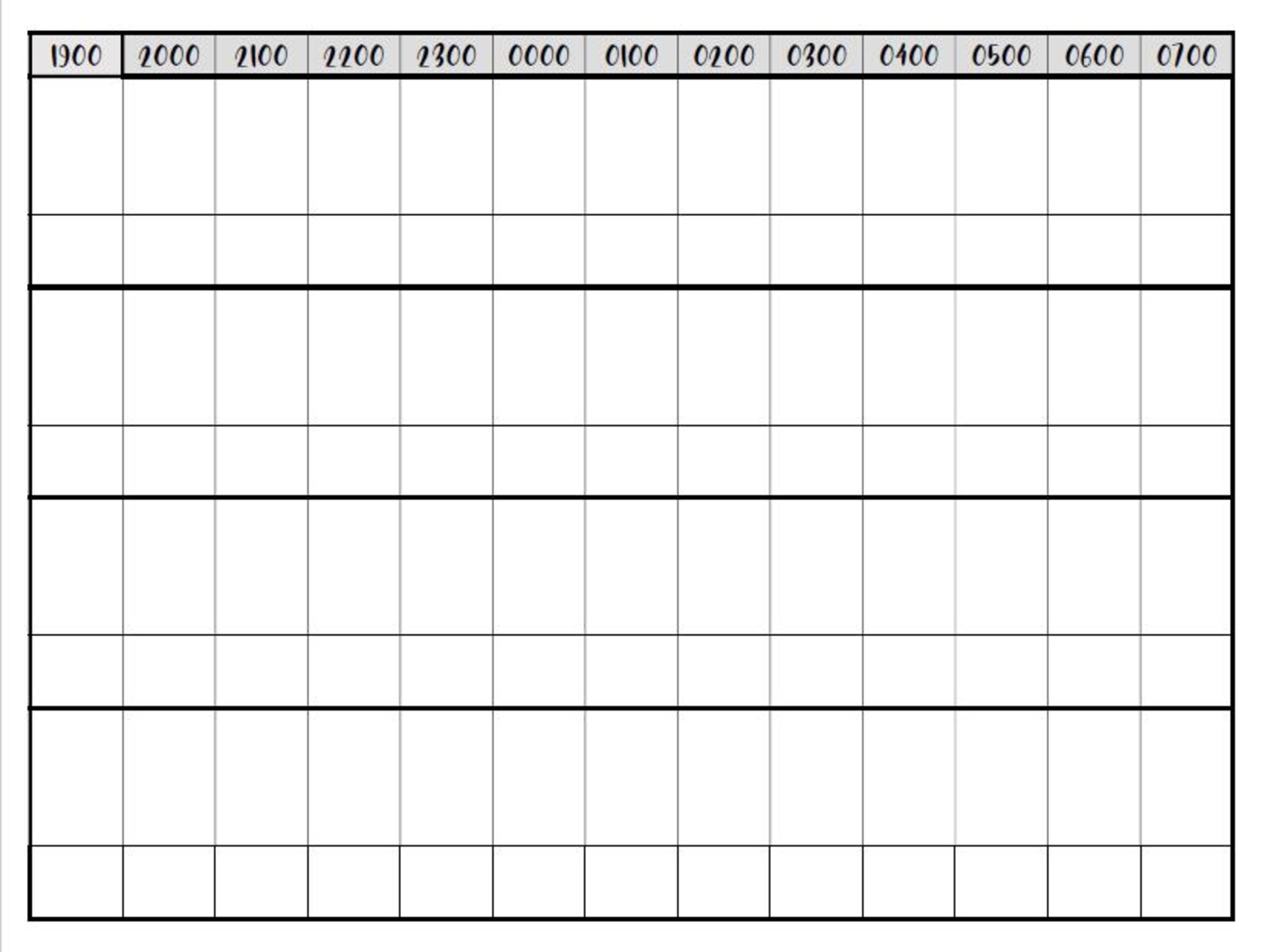 Nursing 12 Hour Shift Sheet I Tracker I Nursing Sheet I Shift Organizer ...