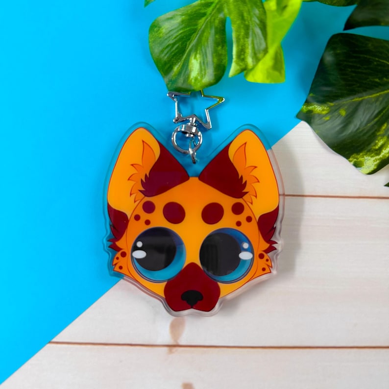 Orb Eyes Shaker Keychains | Derpy Animal Moving Acrylic Keychains ...