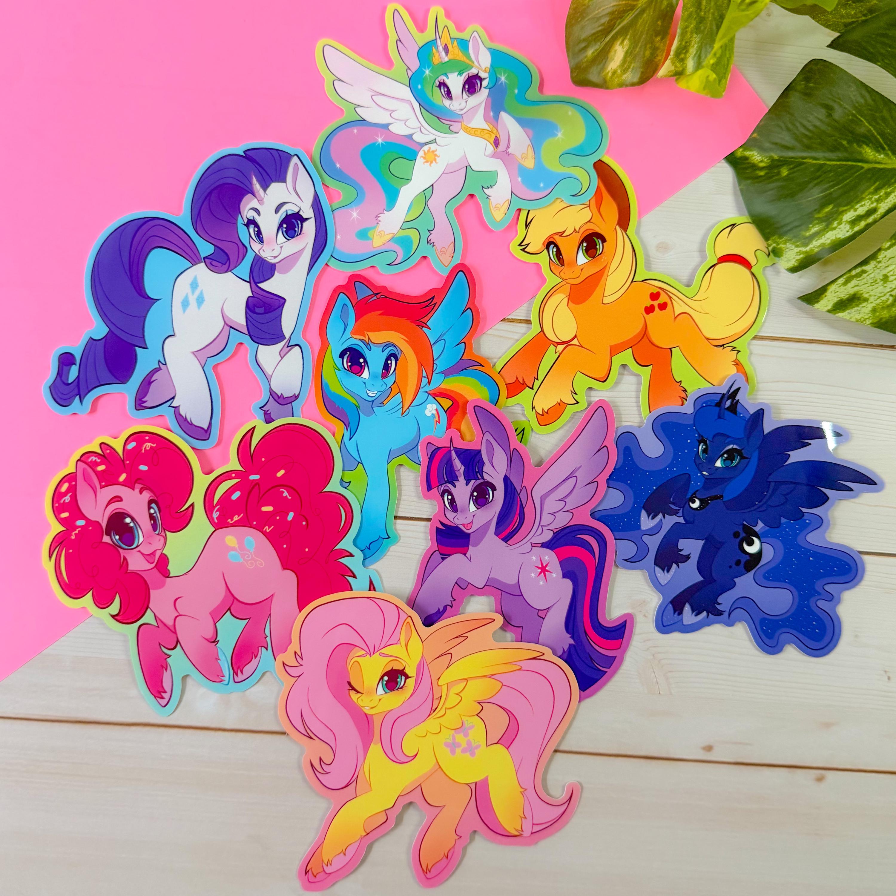 My Little Pony Stickers | MLP 5-inch Vinyl Stickers and Decals - Etsy