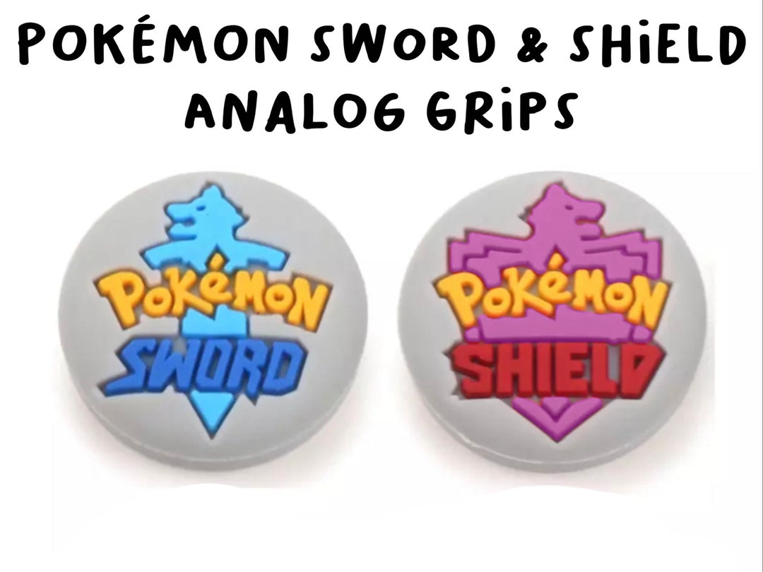 Pokemon Sword & Shield Analog Grips for Nintendo Switch Joycons and Pro ...