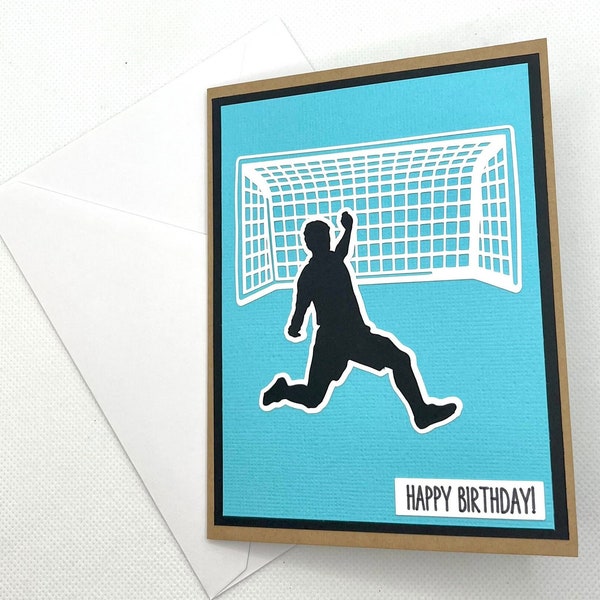 Male Football Birthday Card - Etsy