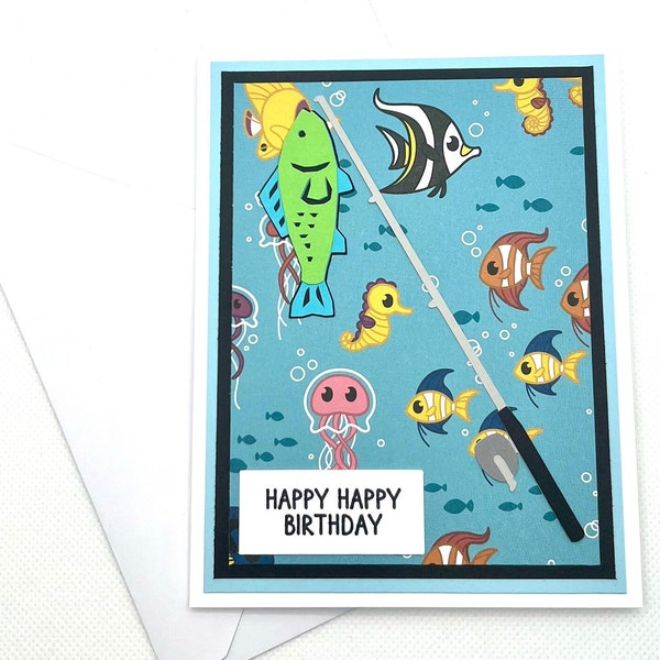 Fisherman Note Card - Etsy