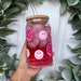 Smiley Face Preppy Glass Cup - Etsy