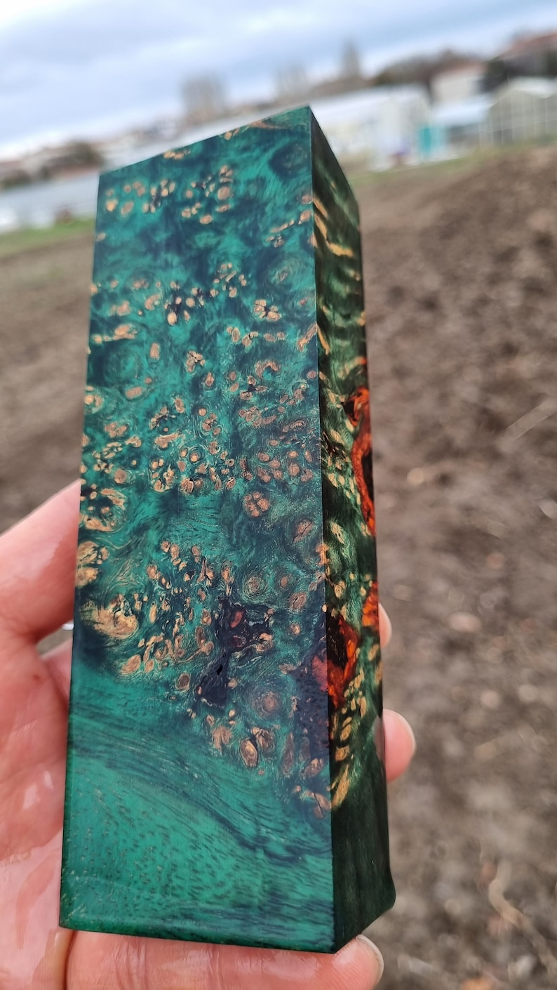 3 Pcs Stabilized Amboyna Burl Wood Lot - Etsy