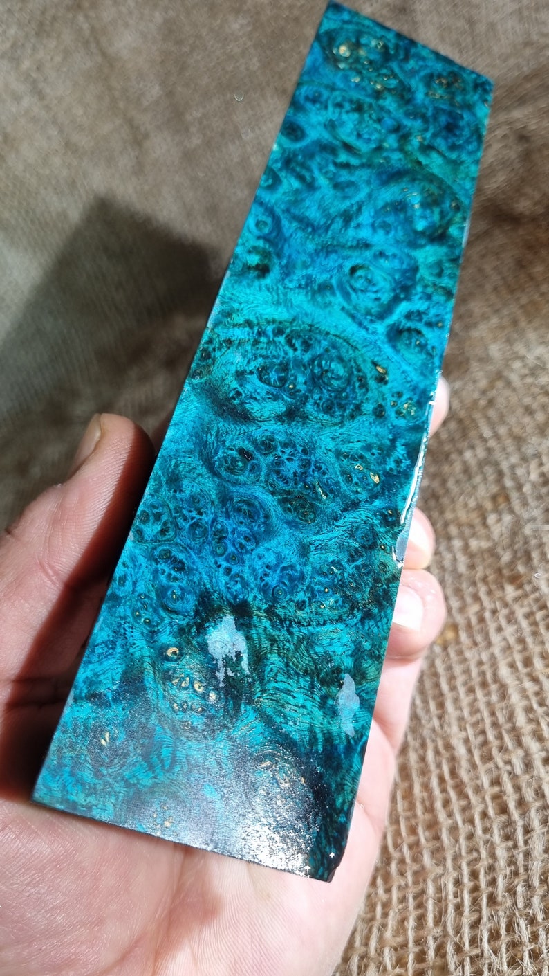 Large Stabilized Amboyna Blanks for Knife Handles, Knife Handle,knife ...