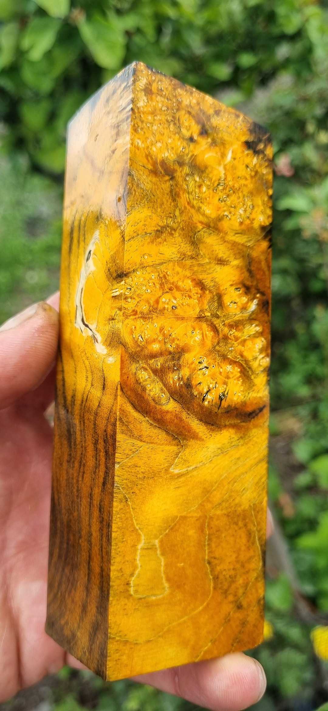 Stabilized and Dyed Maple Burl Blocks. Perfect for Knife Making. M-26 ...