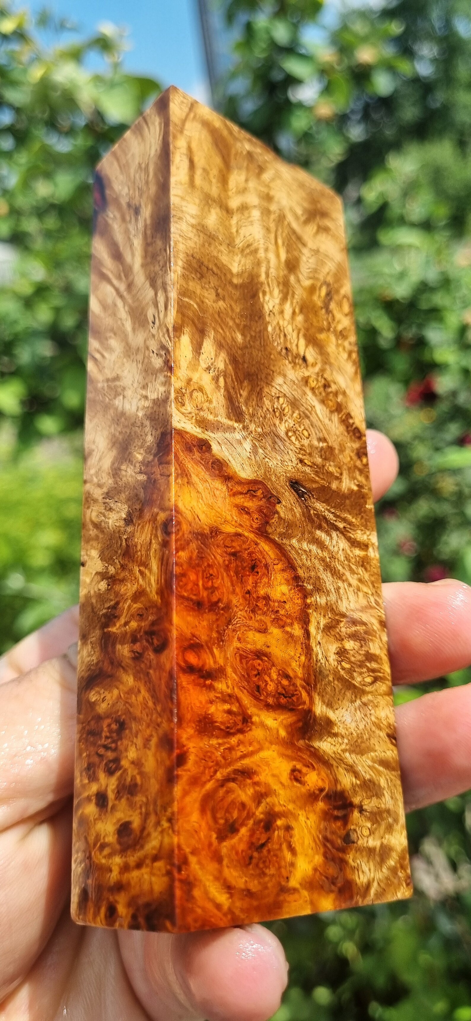 Stabilized Amboyna Burl Natural Stabilized Wood ,knife Blanks, Knife Handle, Knife Scale, N-1 - Etsy
