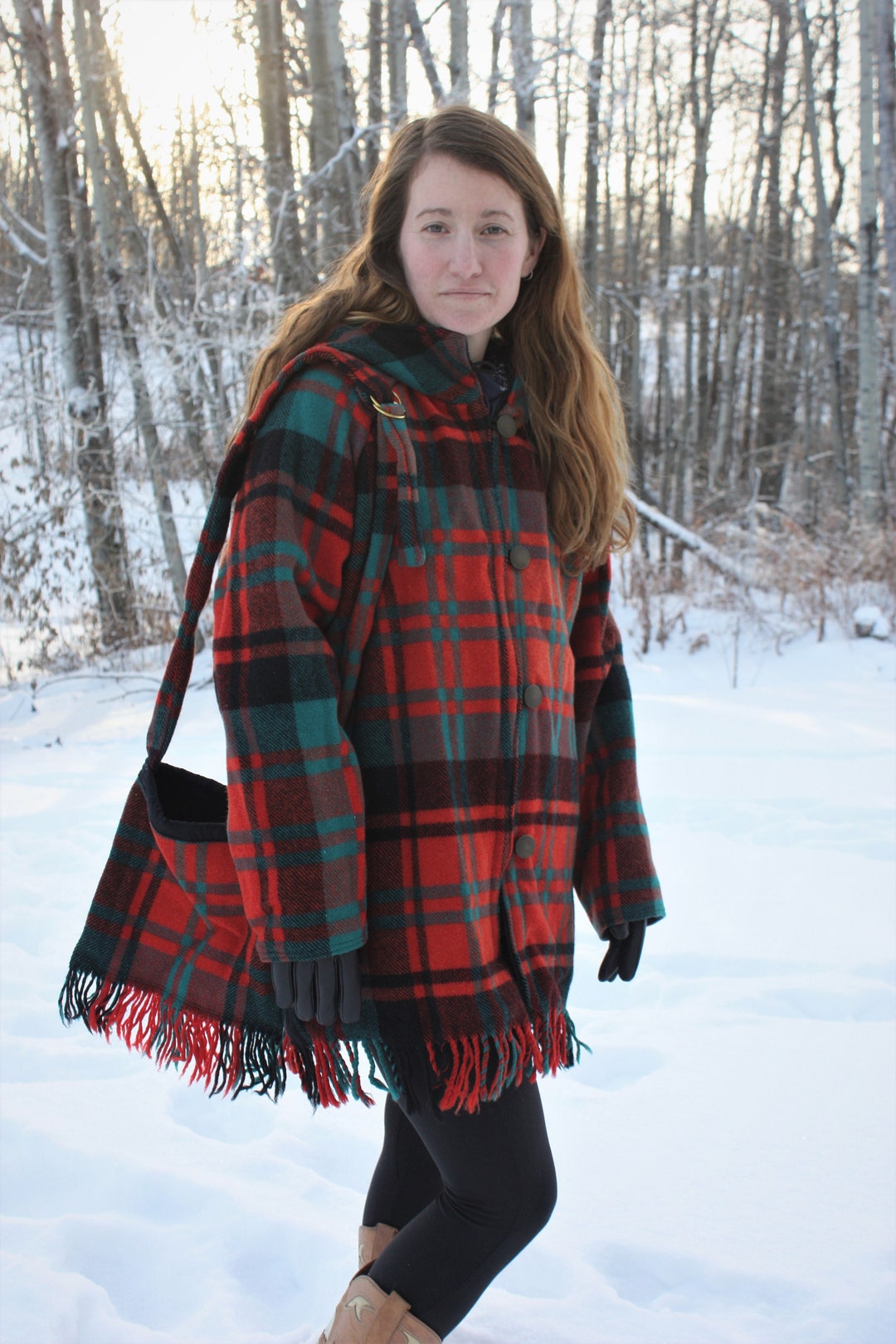 Vintage Wool Blanket Coat Fully Lined Repurposed Robertson - Etsy