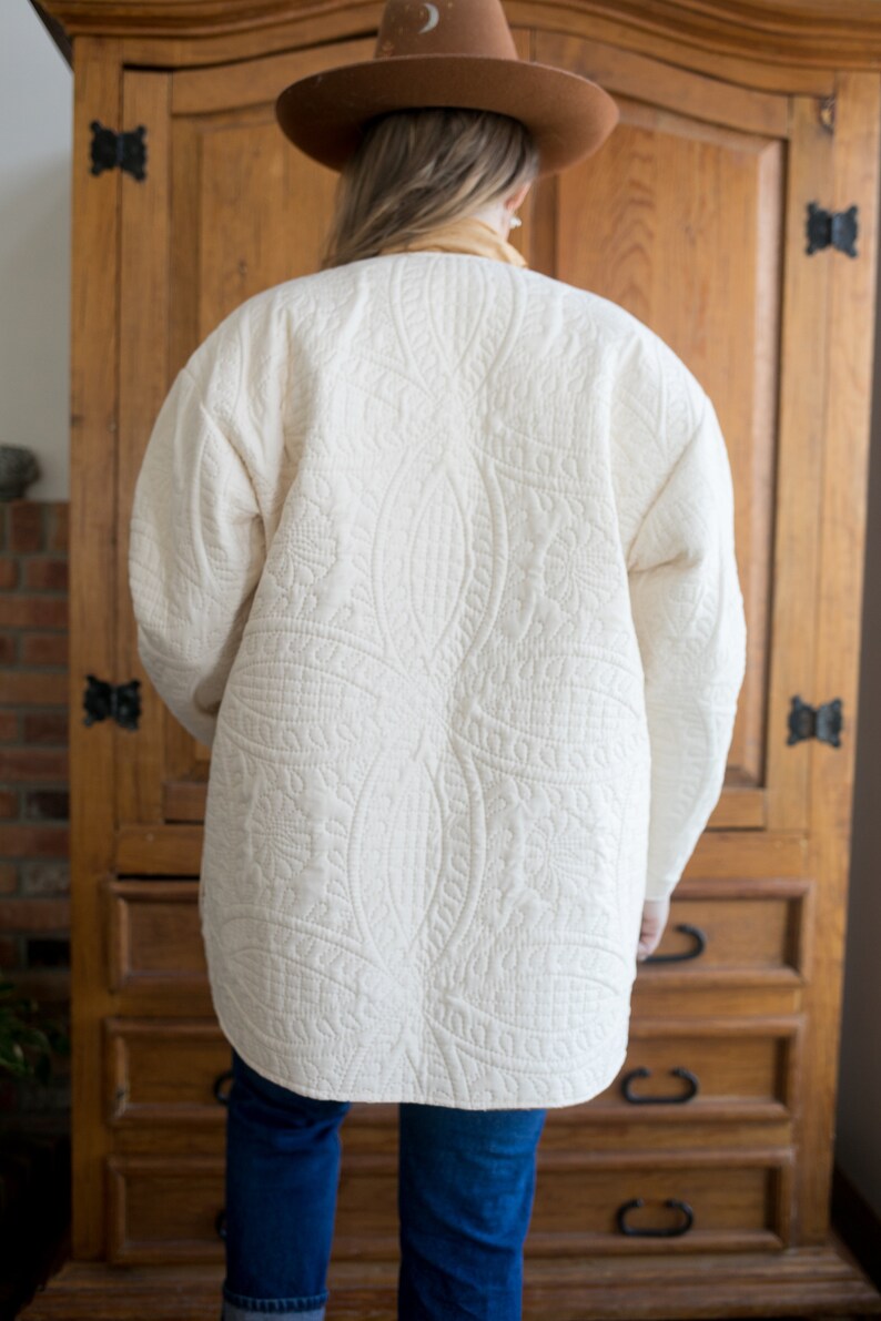 Coat Repurposed Reversible With Head Scarf - Etsy