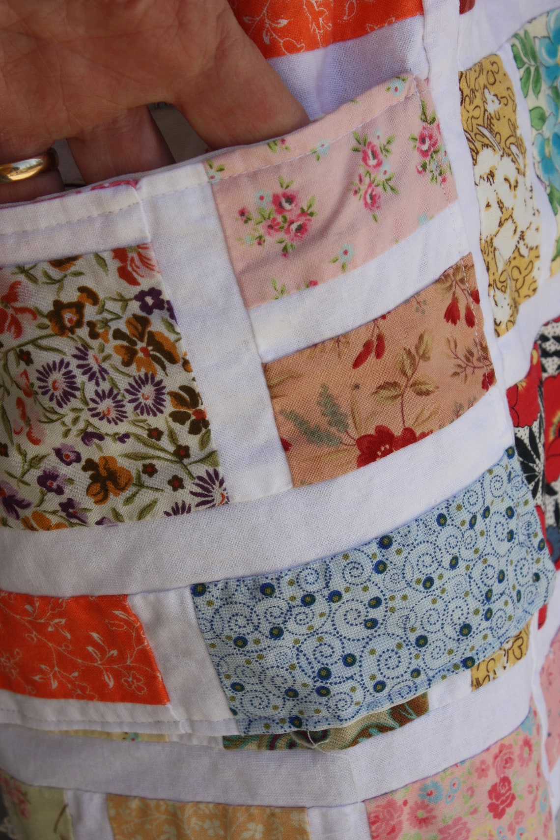 Quilt Top Dress, Fully Lined, Pullover, Sleeveless, OOAK, Repurposed ...