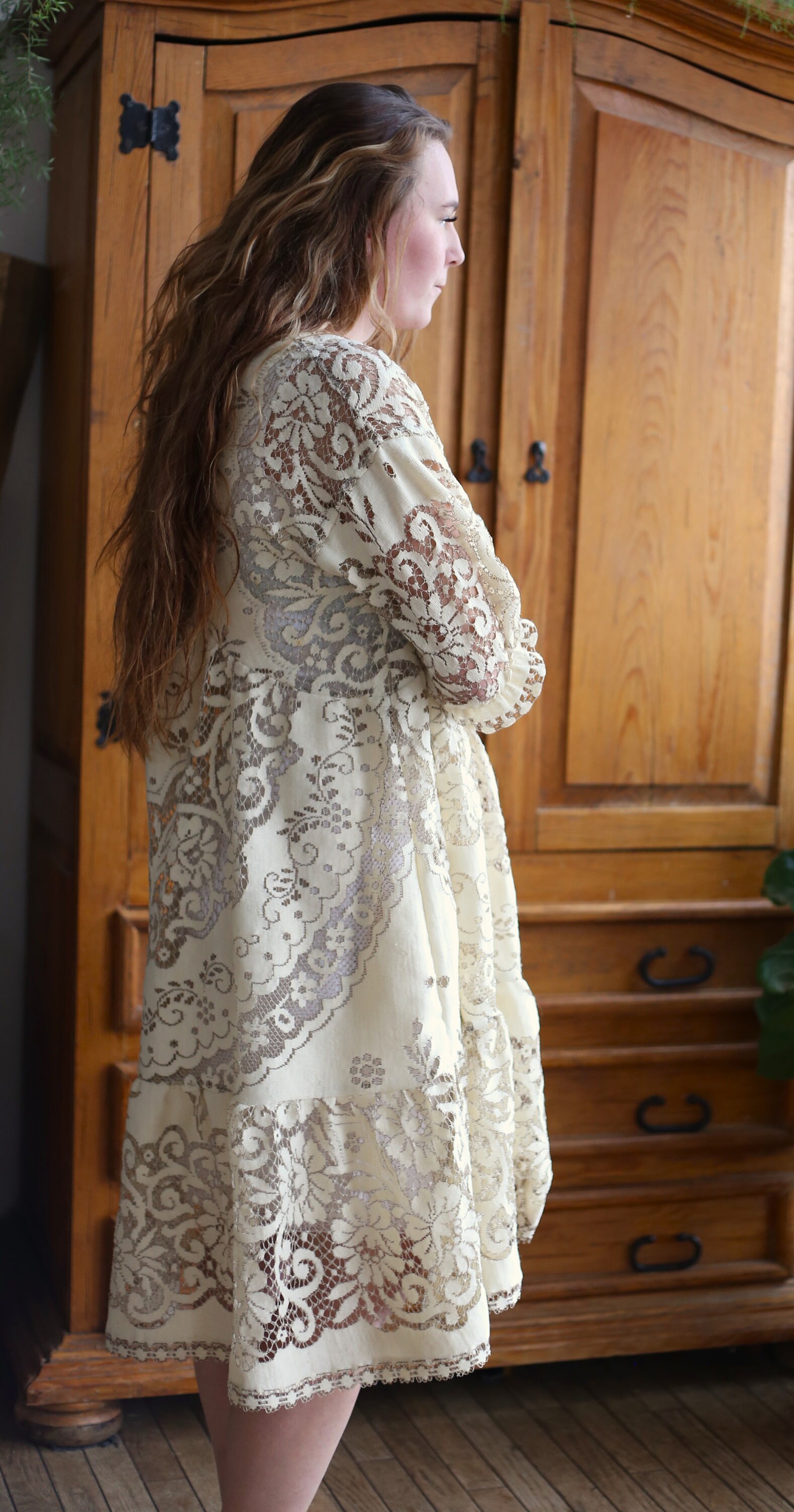 Tablecloth Dress/ Upcycle/ Handmade/ Poppylu Inspired/ Womens M to L - Etsy