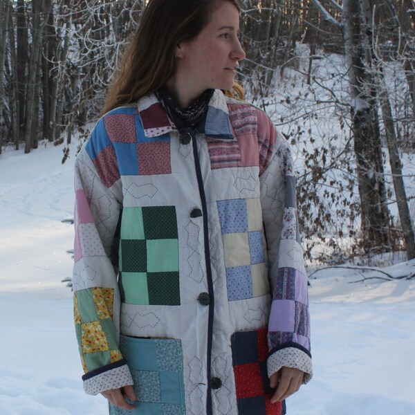 Patchwork Quilt Jacket - Etsy