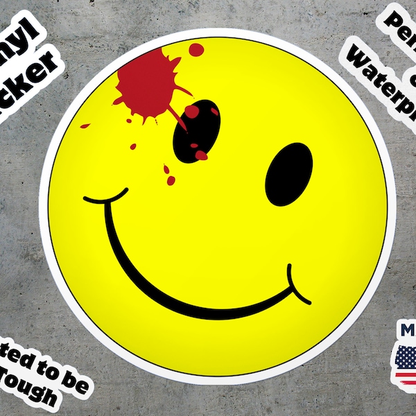 Bloody Smiley Face - Etsy