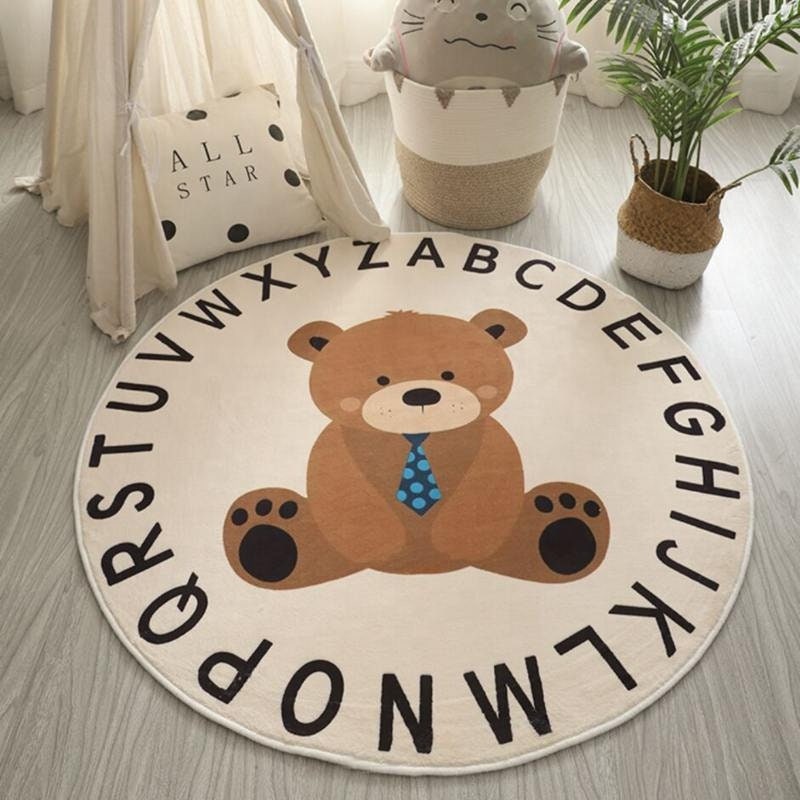 Nursery Bear Rug - Etsy