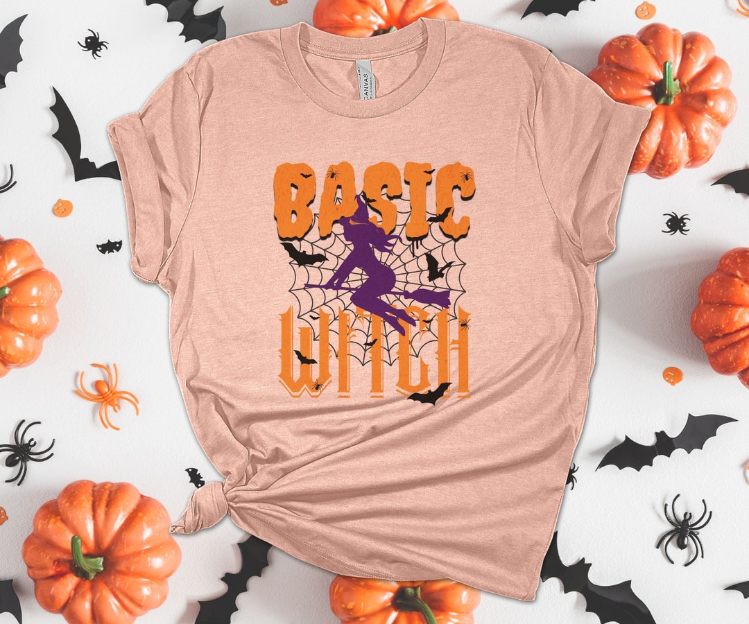 Basic Witch Halloween Witch Shirt Witch Shirt Halloween - Etsy