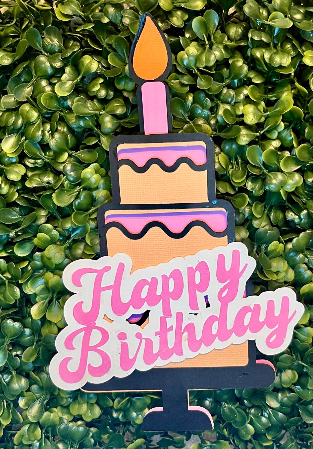 Layered Cake Topper - Etsy