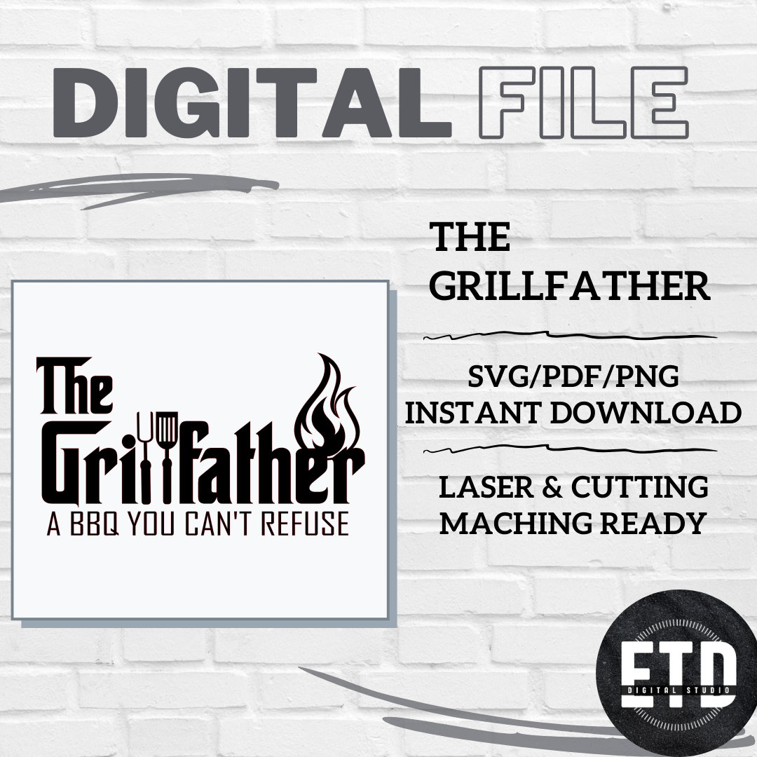 Grillfather, Grilling, Bbq, Fathers Day, Dad, Cookout, Pitmaster ...