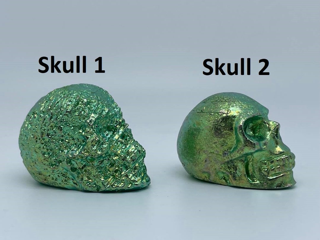 The Bismuth Smith Skull Sculptures - Etsy
