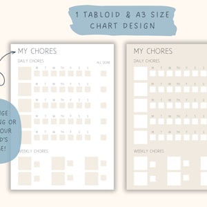 VISUAL CHORE CARDS & Charts for Kids | Responsibility Schedule ...