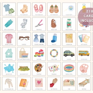 Daily Routine Cards & Charts for Kids | Morning, Afternoon, Evening ...