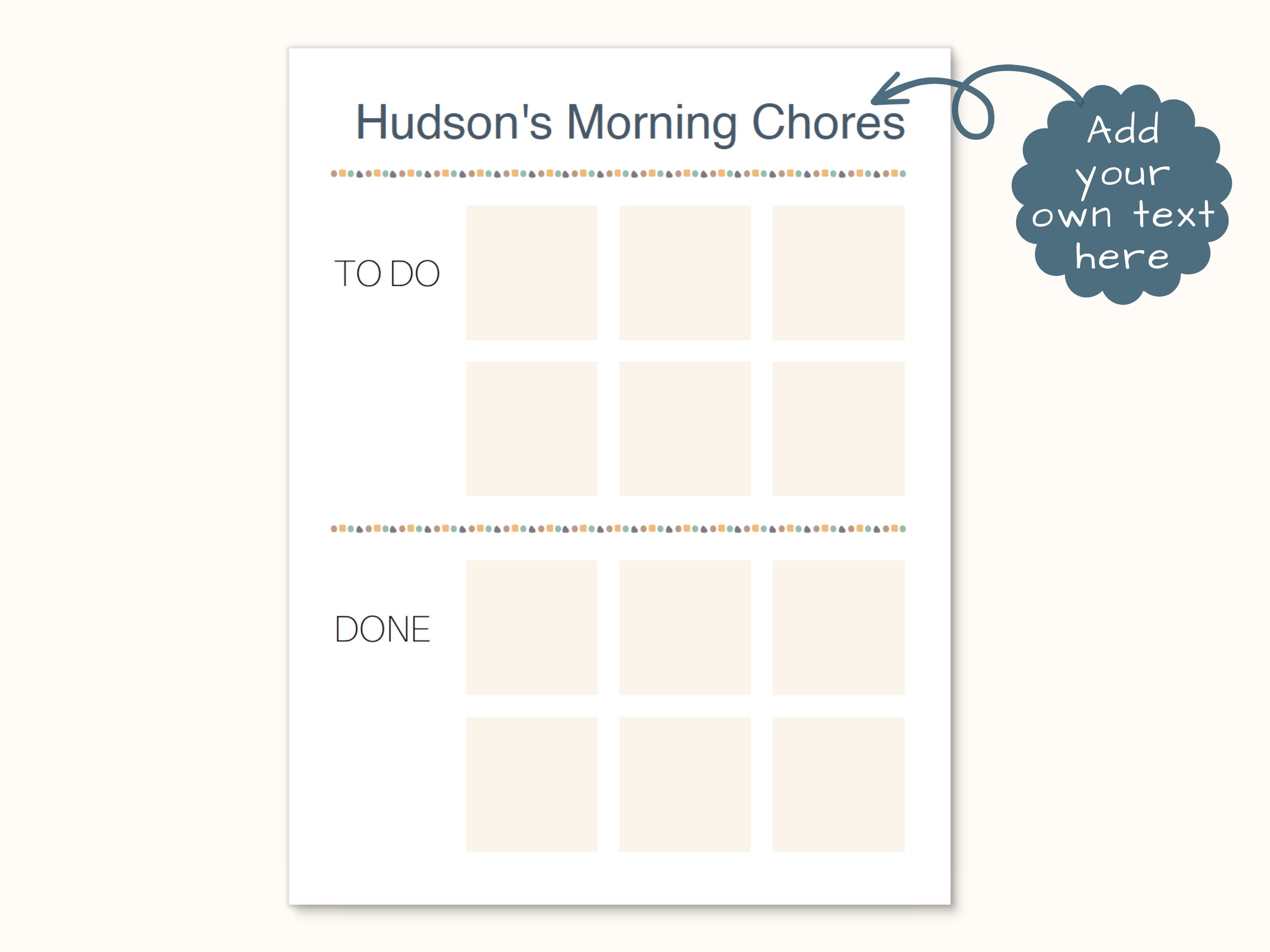 VISUAL CHORE CARDS & Charts for Kids Responsibility Schedule - Etsy Canada