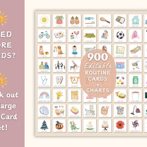 Daily Routine Cards & Charts for Kids | Morning, Afternoon, Evening ...