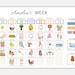 Weekly Routine Cards & Charts for Kids | Visual Calendar | Daily Rhythm ...