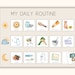 Daily Routine Cards & Charts for Kids Morning, Afternoon, Evening ...