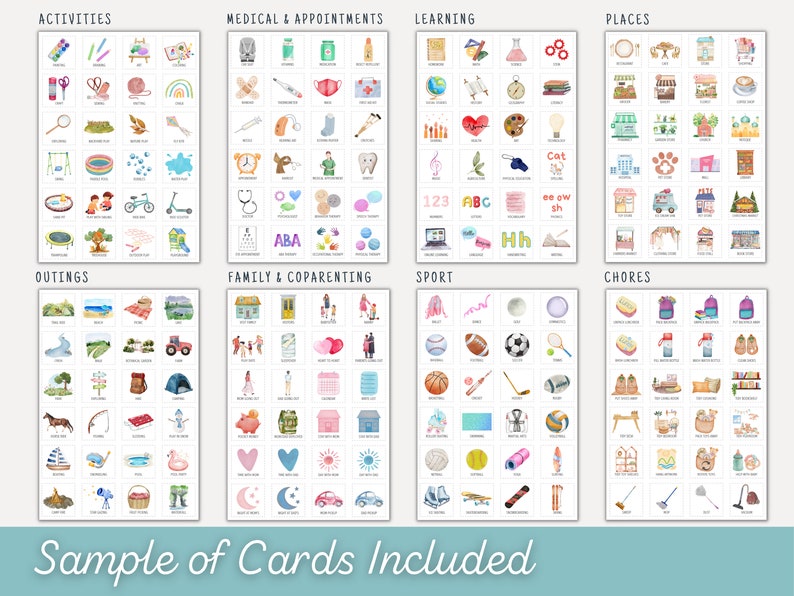 Weekly Routine Cards & Charts for Kids | Visual Calendar | Daily Rhythm ...