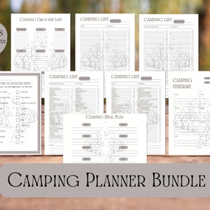 Printable Camping Trip Packing Checklist | Tent Camping Planner ...