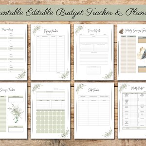 EDITABLE Printable Ultimate Life Organizer Bundle | Fitness Planner ...
