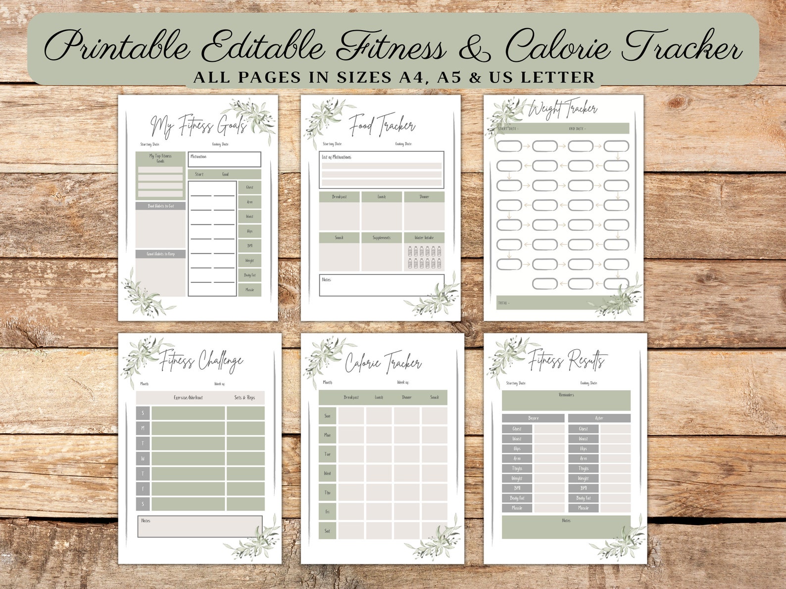 EDITABLE Printable Ultimate Life Organizer Planner Bundle - Etsy