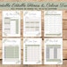 EDITABLE Printable Ultimate Life Organizer Bundle | Fitness Planner ...