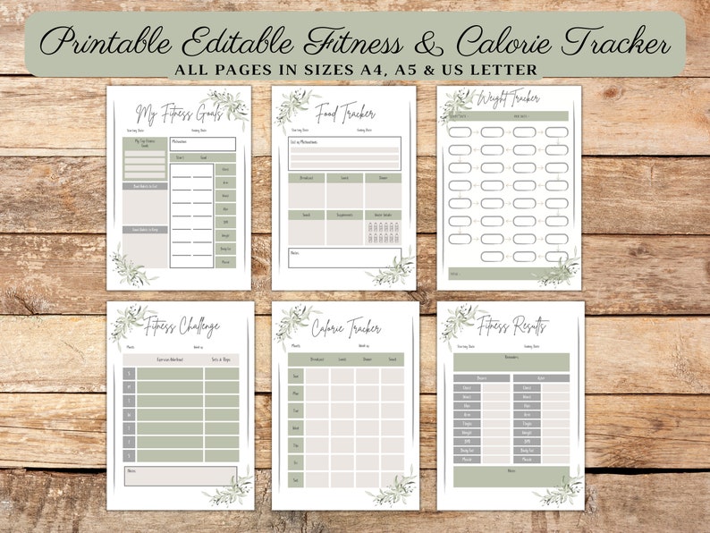 EDITABLE Printable Ultimate Life Organizer Planner Bundle - Etsy